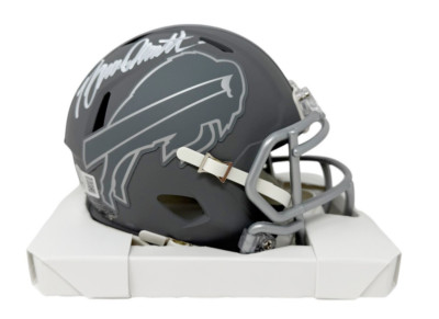 Buffalo Bills Bruce Smith Autographed Slate Mini Helmet BECKETT ...