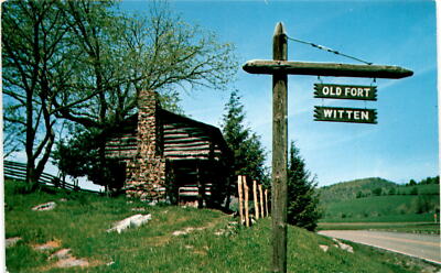 OLD FORT WITTEN, Jefferson National Forest, Bridgewater, Va. Postcard ...