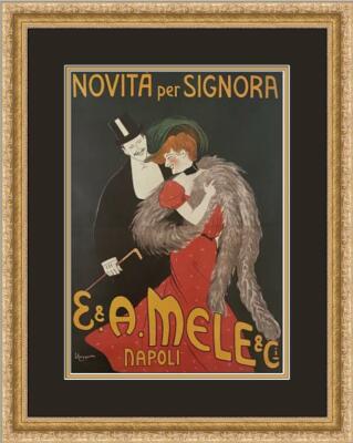 Leonetto Cappiello E&A Mele Advertising Poster Print Custom Framed | eBay