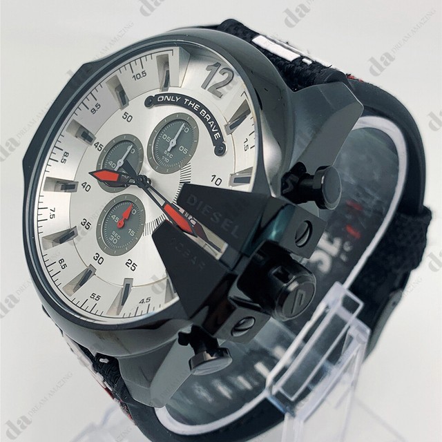 Diesel Mega Chief DZ4512 51mm Black Stainless Steel Case with Black ...