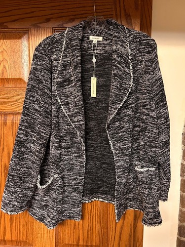Max Studio, Designer Tweed Drape Jacket/Cardigan, Women's Sz 1X (NWT ...
