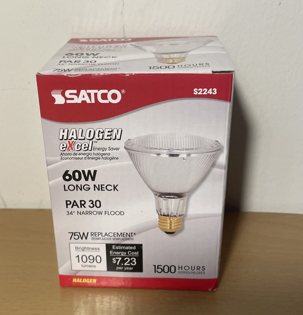 SATCO S2243 Par 30 Long Neck NFL Halogen Excel 60w Light Bulb 75w Replacement for sale online | eBay