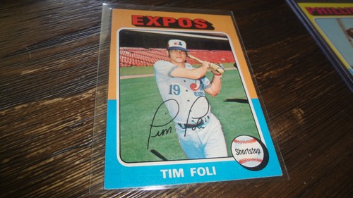 1975 TOPPS # 149 TIM FOLI BASEBALL CARD | eBay