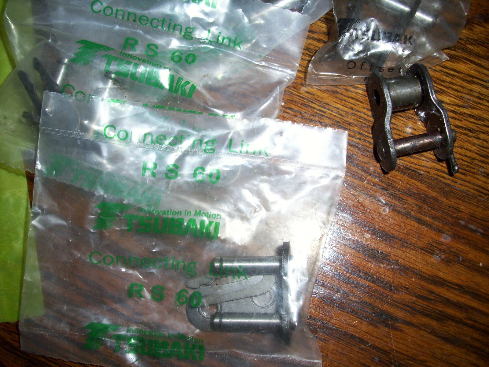 tsubaki and ansi master links and offset links assorted sizes #40,50,60 ...