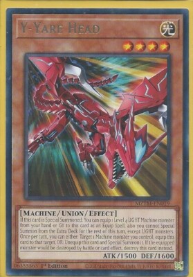 Yugioh Y-Yare Head Rare MZTM | eBay