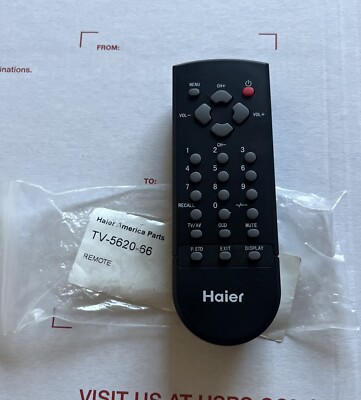 Haier TV Remote Control HAI TV-5620-66 Replacement - NEW NOS | eBay