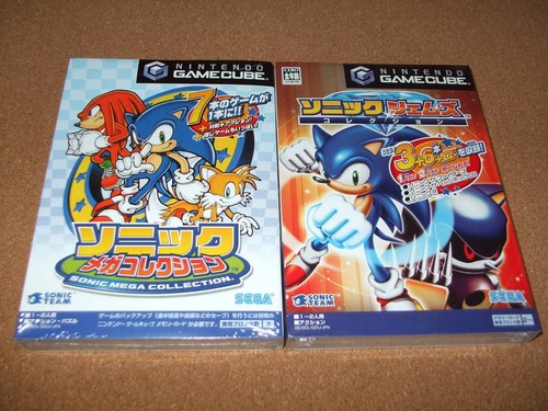 Lot 2 New GameCube Sonic Mega Collection & Sonic Gems Collection GC ...