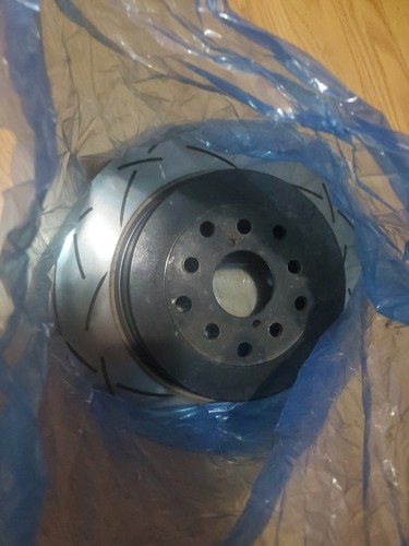 DBA Rear 4000 Series Slotted Brake Rotor For Subaru 2004-2007 STI 5x100 ...