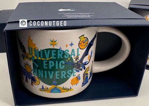Starbucks Universal Epic Universe Mug Cup Discovery Series 14oz Studios ...
