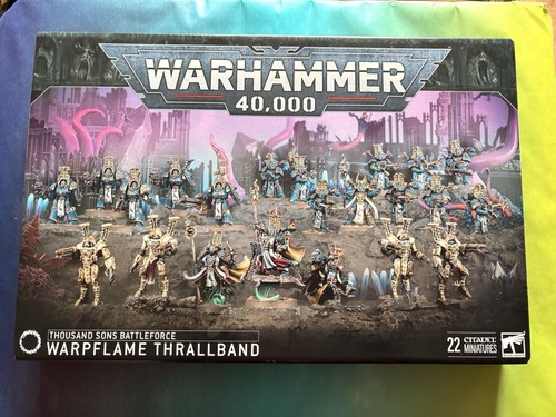 Warhammer 40k Chaos Space Marine Thousand Sons Warpflame Thrallband ...
