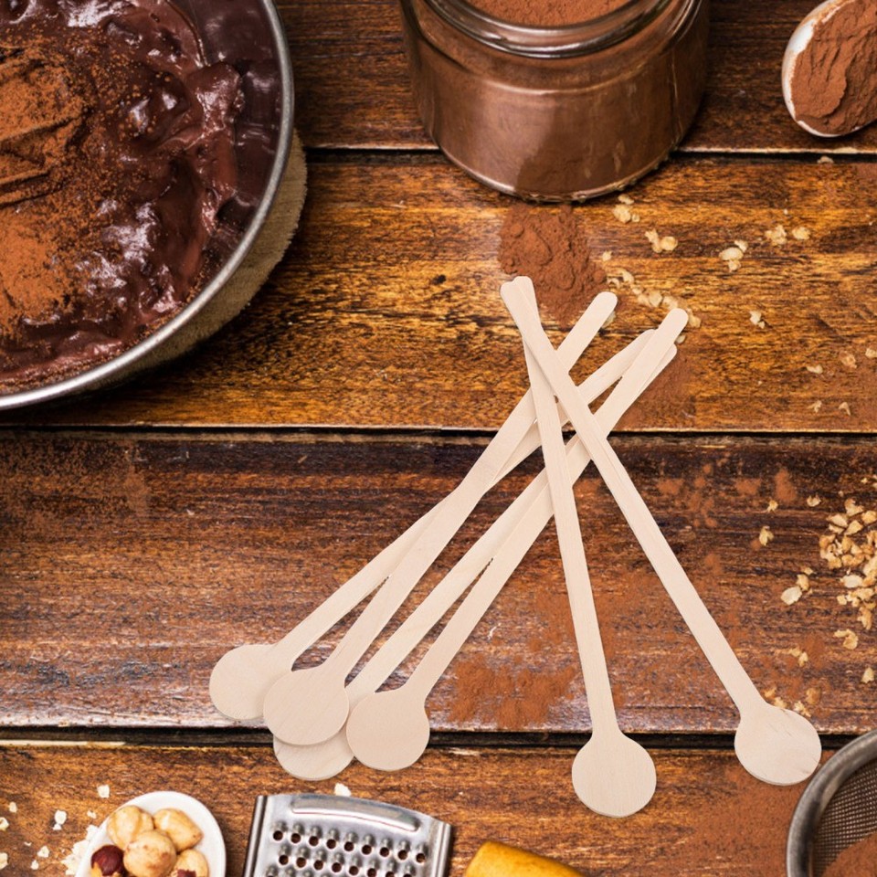 100 Pcs Round Head Stirring Rod Cocktail Stirrers Beverage Sticks | eBay UK