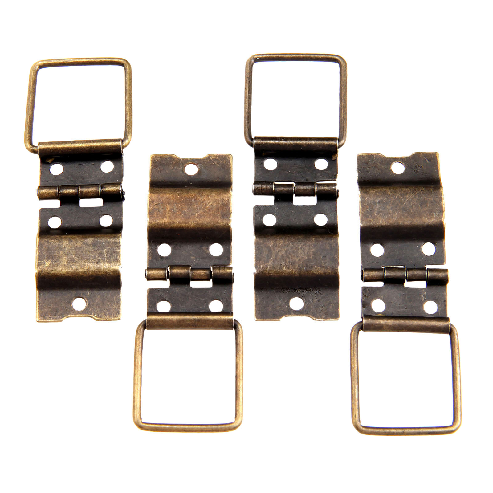 20x Vintage Antique Brass Hardware Wood Box Chest Door Spring Hinges ...