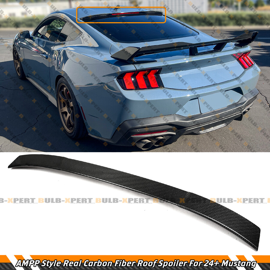 FOR 2024-2025 FORD MUSTANG S650 AMPP STYLE CARBON FIBER REAR WINDOW ...