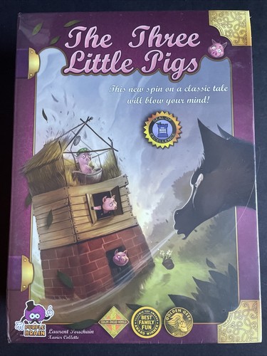 The Three Little Pigs Board Game - Purple Brain Games - Sealed | eBay