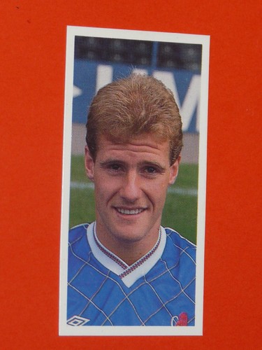 BARRATT BASSETT CARD FOOTBALL 1989-1990 #39 GORDON DURIE CHELSEA BLUES ...