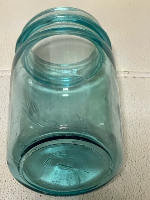 Rare Vintage Aqua Blue Color Ball Perfect Mason Jar, Mold 1 From 1910 ...