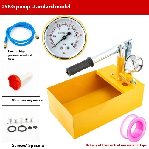Manual Pressure Test Pump Press PPR Aluminum Water Pressure Tester Test ...