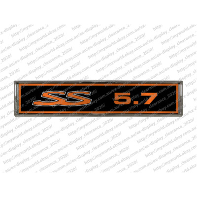 #2138 SS 5.7 COMMODORE SUIT ORANGE CUSTOM CAR INTERIOR GIFT IDEA | eBay ...
