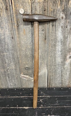 Primitive Antique Hand Forged Iron Double Sided Pike Spike Hammer Rail ...