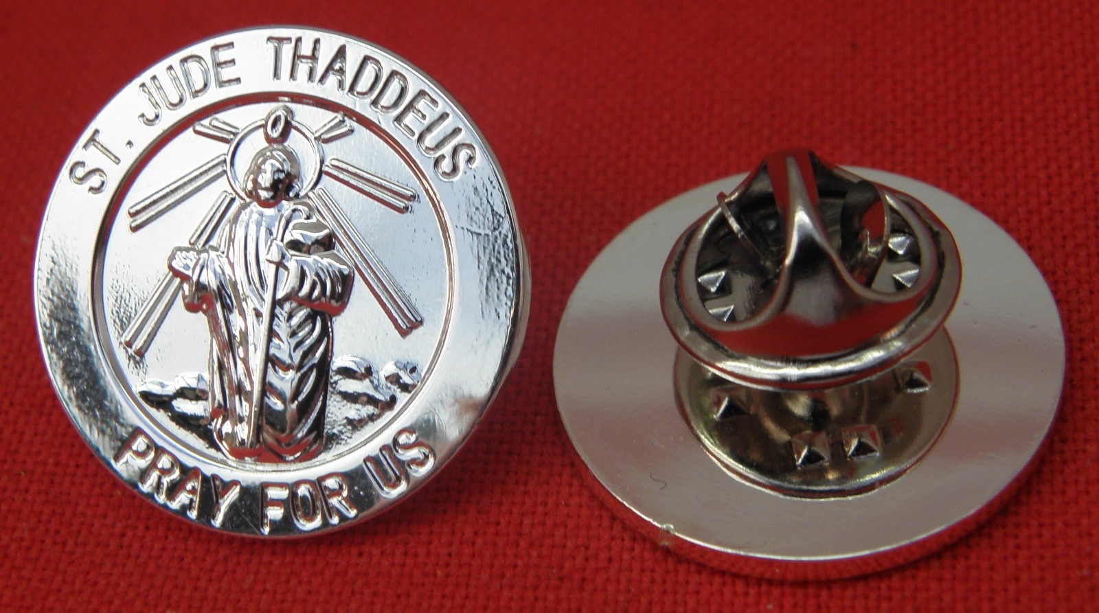 St Jude Pin Badge Thaddeus Apostle Lebbaeus Saint Brooch | eBay
