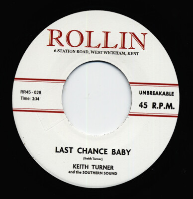 Keith Turner - Cadillac Walk - Last Chance Baby 7inch, 45rpm - Singles ...