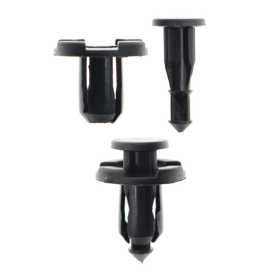 100pcs Bumper Engine Cover Fender Push Type Retainers Fasteners Clips ...
