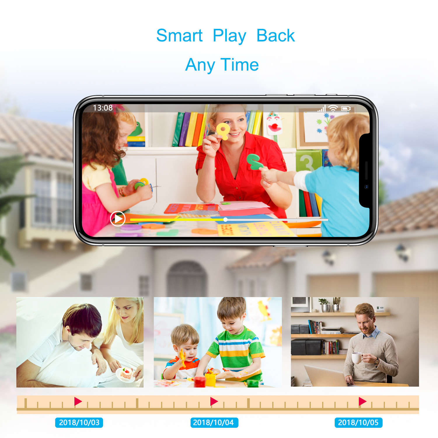 XVIM 8CH 1080P Night Vision Outdoor CCTV Security Camera System Home ...