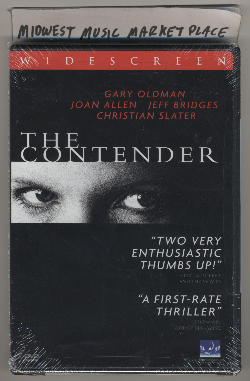 The Contender - DVD - Gary Oldman Jeff Bridges Slater - Brand New MINT ...