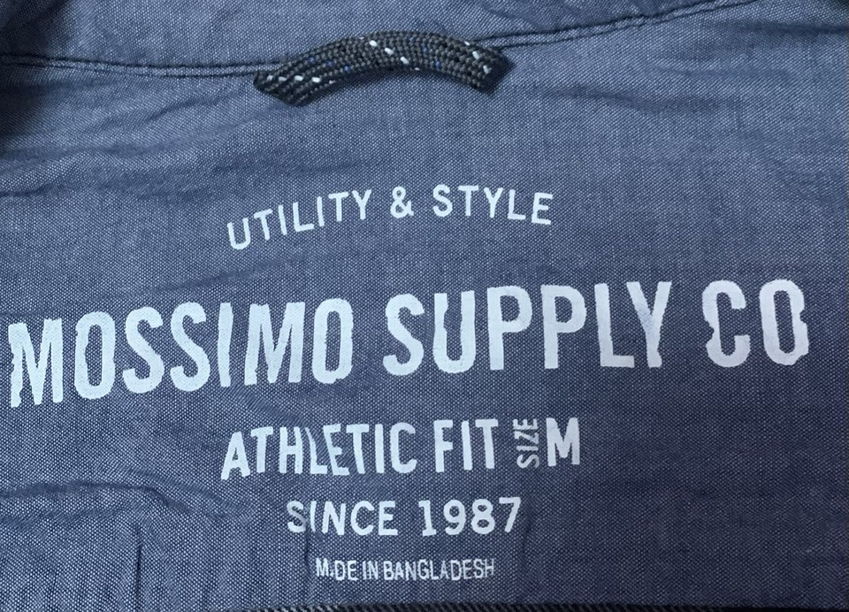 Vintage Men’s Mossimo Supply Co Double Flap Pocket Plaid Light FLANNEL ...