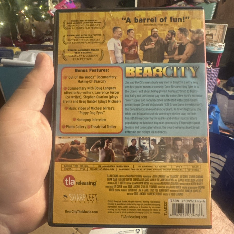 💥 Bear City - The Movie (DVD, 2010) Gay LGBTQ TLA Releasing Region 1 ...