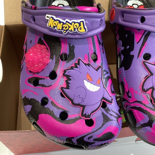 Crocs Pokémon x Classic Clog Kids Gengar 210261-001 Size J5 New With ...