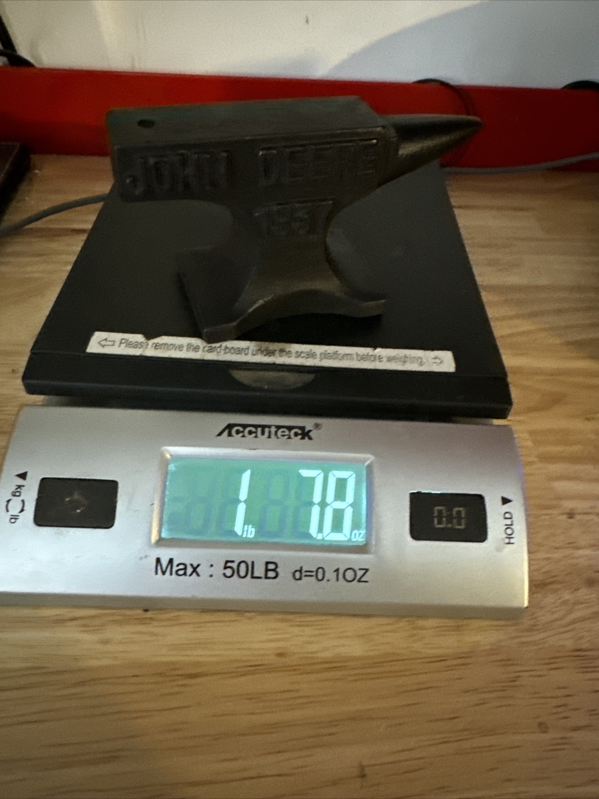 John Deere Cast Iron Anvil Tractor Collector Combine Farm Toy Patina ...