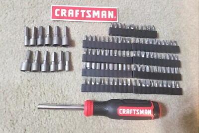 CRAFTSMAN 112 pc Magnetic Handle Nut Driver Set magnetic bit driver new ...