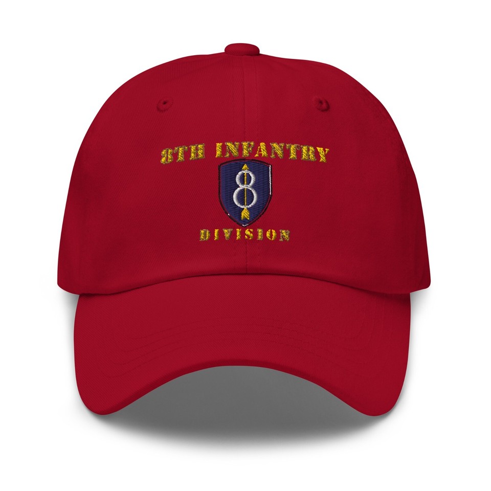 Dad hat - Army - 8th Infantry Division - Hat | eBay