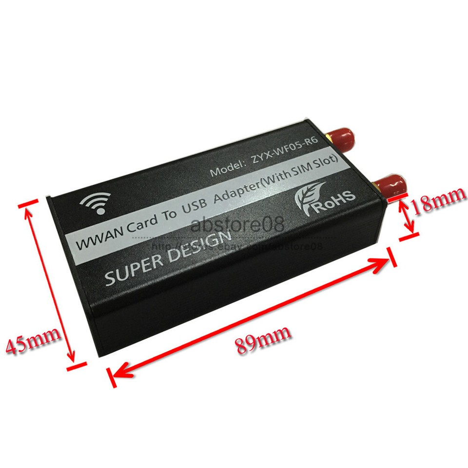 For WWAN/LTE/4G Module NGFF(M.2) to USB Adapter With SIM card Slot | eBay