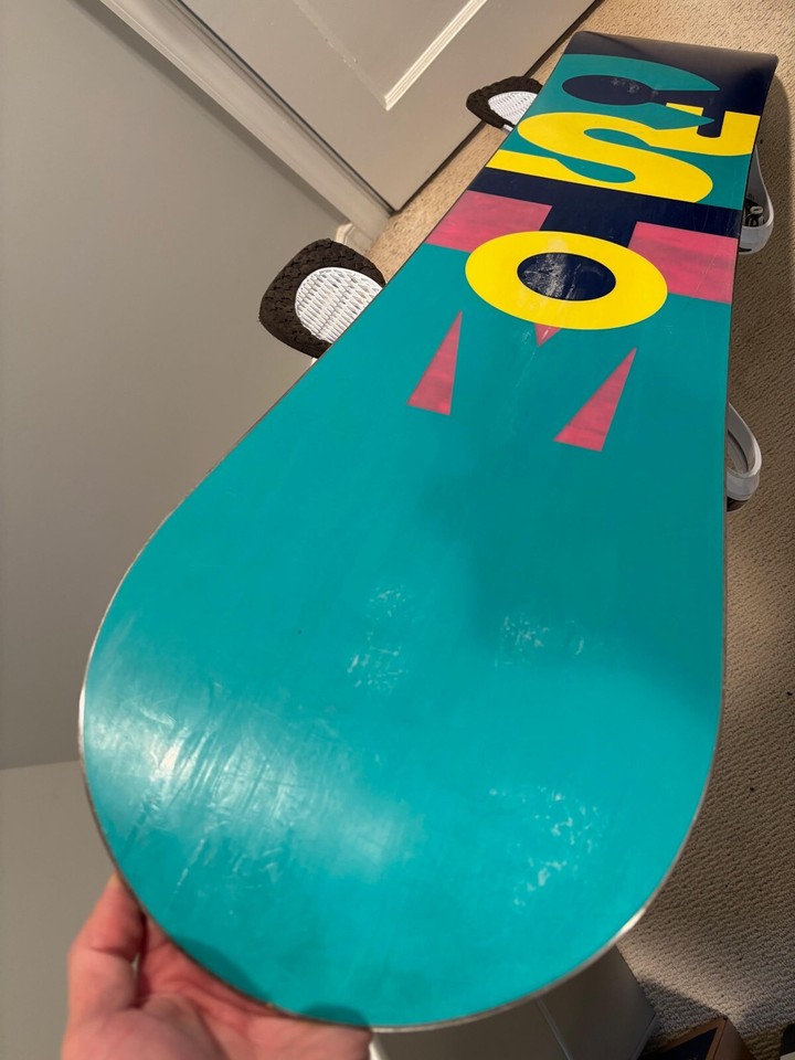 Burton Custom Flying V 151cm EST snowboard complete with Burton Triad ...