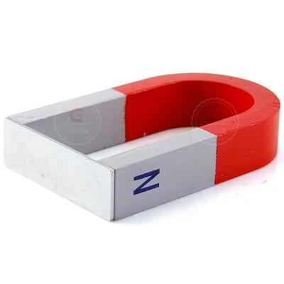 Magnetic Horseshoe Red Magnet 4 Inch Metal Science Toy for Education ...