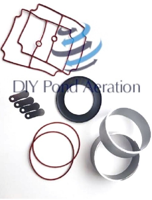 Anver 4.3HP-116 1/2HP Vacuum Pump Rebuild Kit PMP-4.3JP-116. JP-120V ...