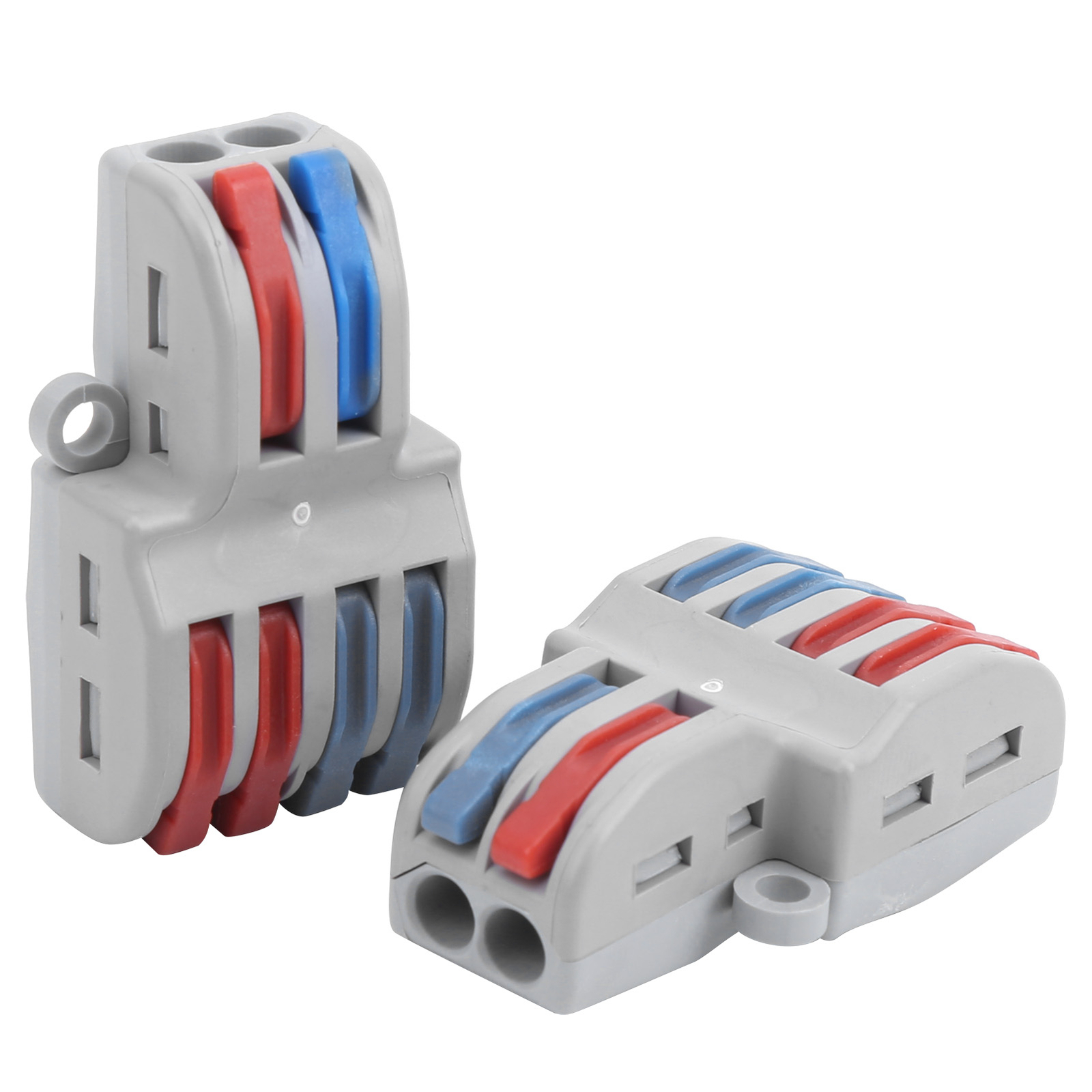 10Pc Compact Wire Connectors Lever Nut Terminal Block SPL Quick ...