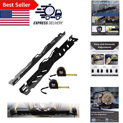 Toe Plates Wheel Alignment Tool 2-Pcs, Car Front End Alignment Tool ...