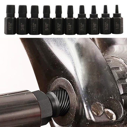 Corrosion-resistant Bolt Extractors Extractor Set 10-piece Heavy-duty ...
