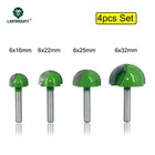 6mm Shank Core Box Router Bit Round Nose Cove Box Woodworking Cutter ...