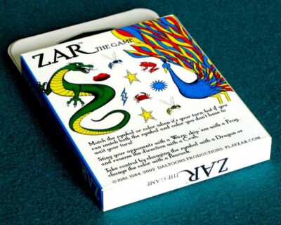 ZAR Card Game (Fast UNO) Factory Sealed Family Fun | eBay