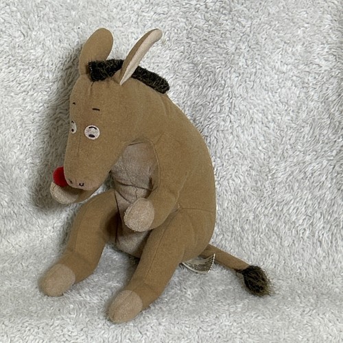 Sylvester Donkey Stuffed Animal Plush Vintage 1969 Magic Pebble Rock ...