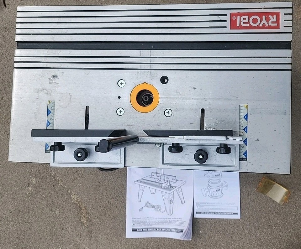 Ryobi Router Table w/ Router 1 1/2 HP Peak R161 W/ Instructional Manual ...