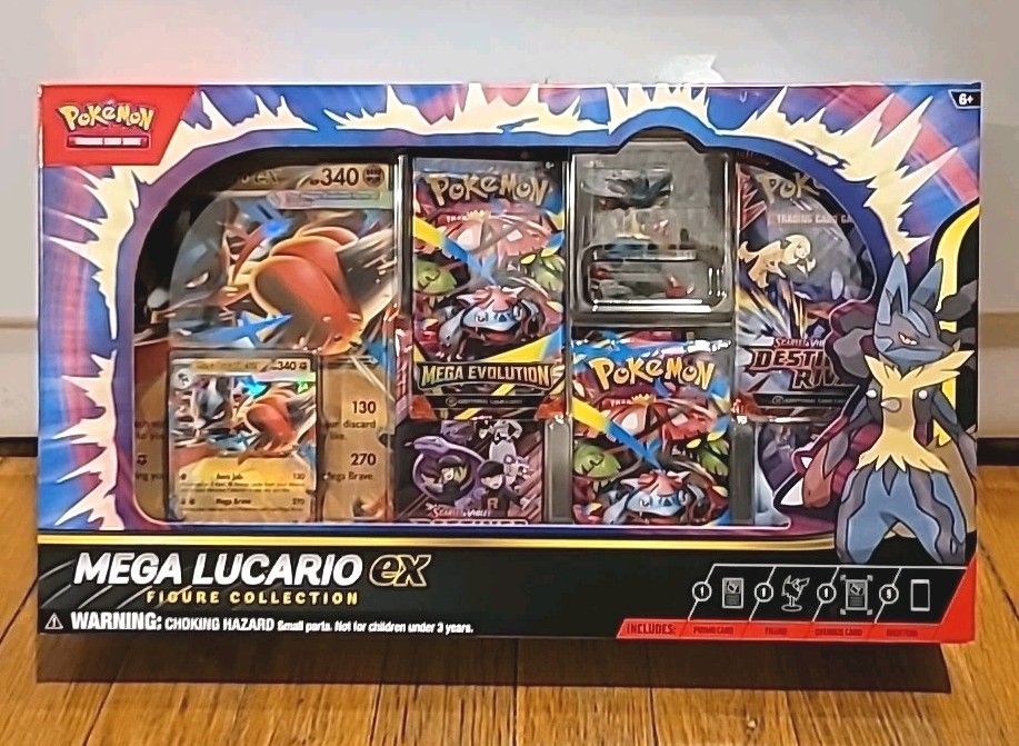 Pokémon TCG: Mega Lucario ex Premium Figure Collection Box