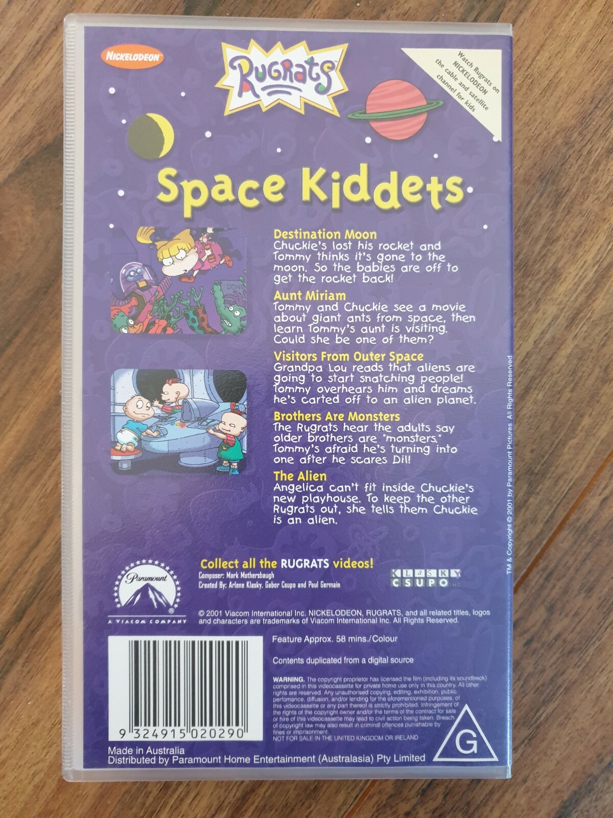 Rugrats Space Kiddets RARE VHS video tape | Grelly USA