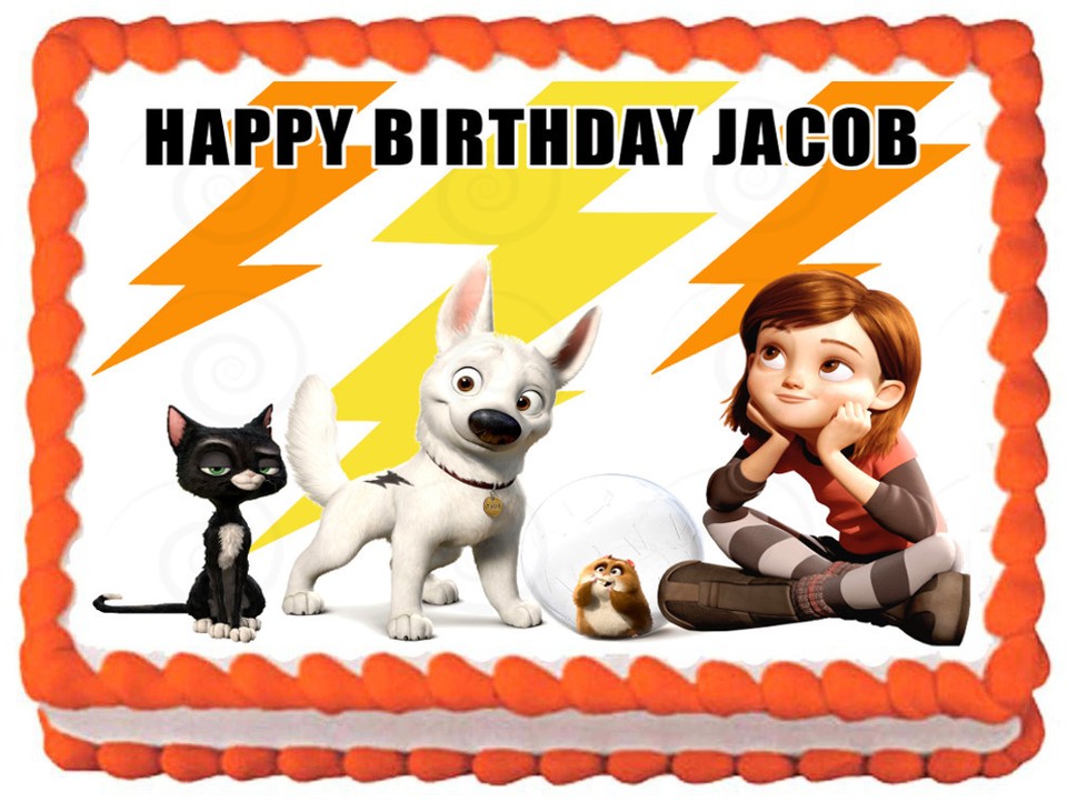 BOLT Party Edible Cake topper image | eBay