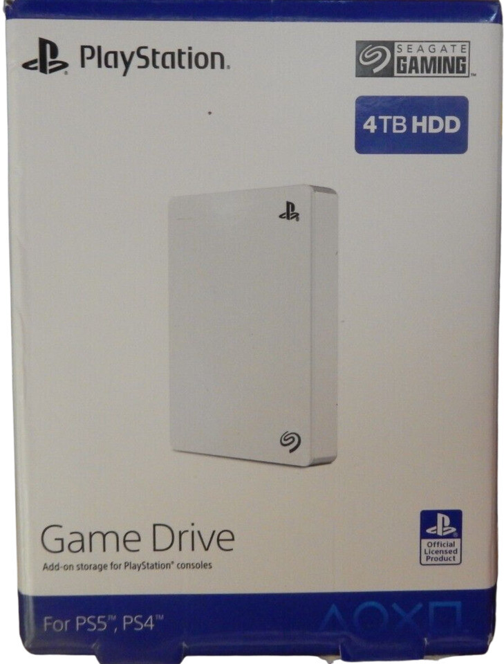 Seagate 4TB External Hard Drive - White (STLL4000101) for sale online ...