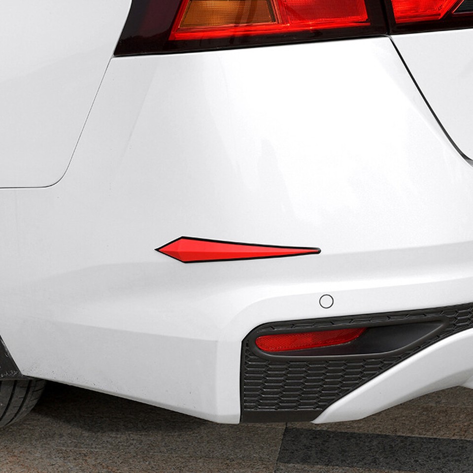 4x Car 3D Protector Strip Sticker Side Mirror Bumper Antis-scratch ...